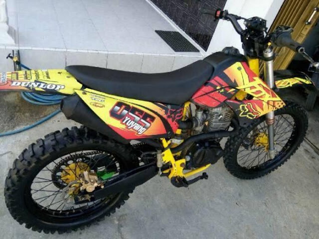 Tiger Modif Trail Pakai Bodi KTM Trail | Modifikasi Motor Trail