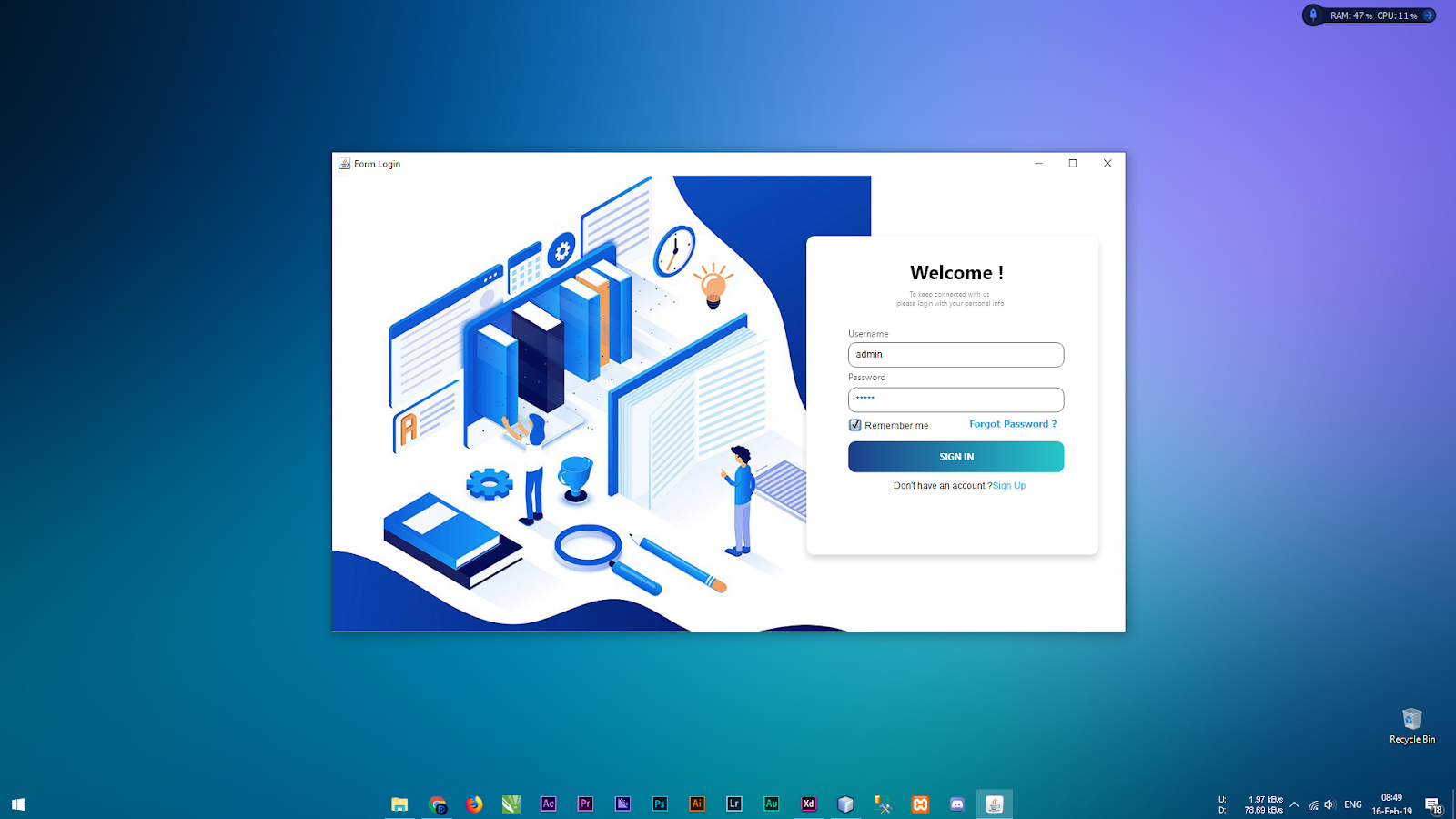 Cara Membuat Form Login dengan Java Netbeans - Pands Project