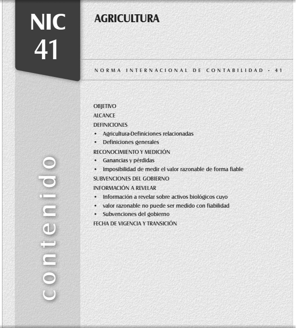 ACTUALIDAD EMPRESARIAL CONTABLE: NIC 41 - CASOS PRÁCTICOS