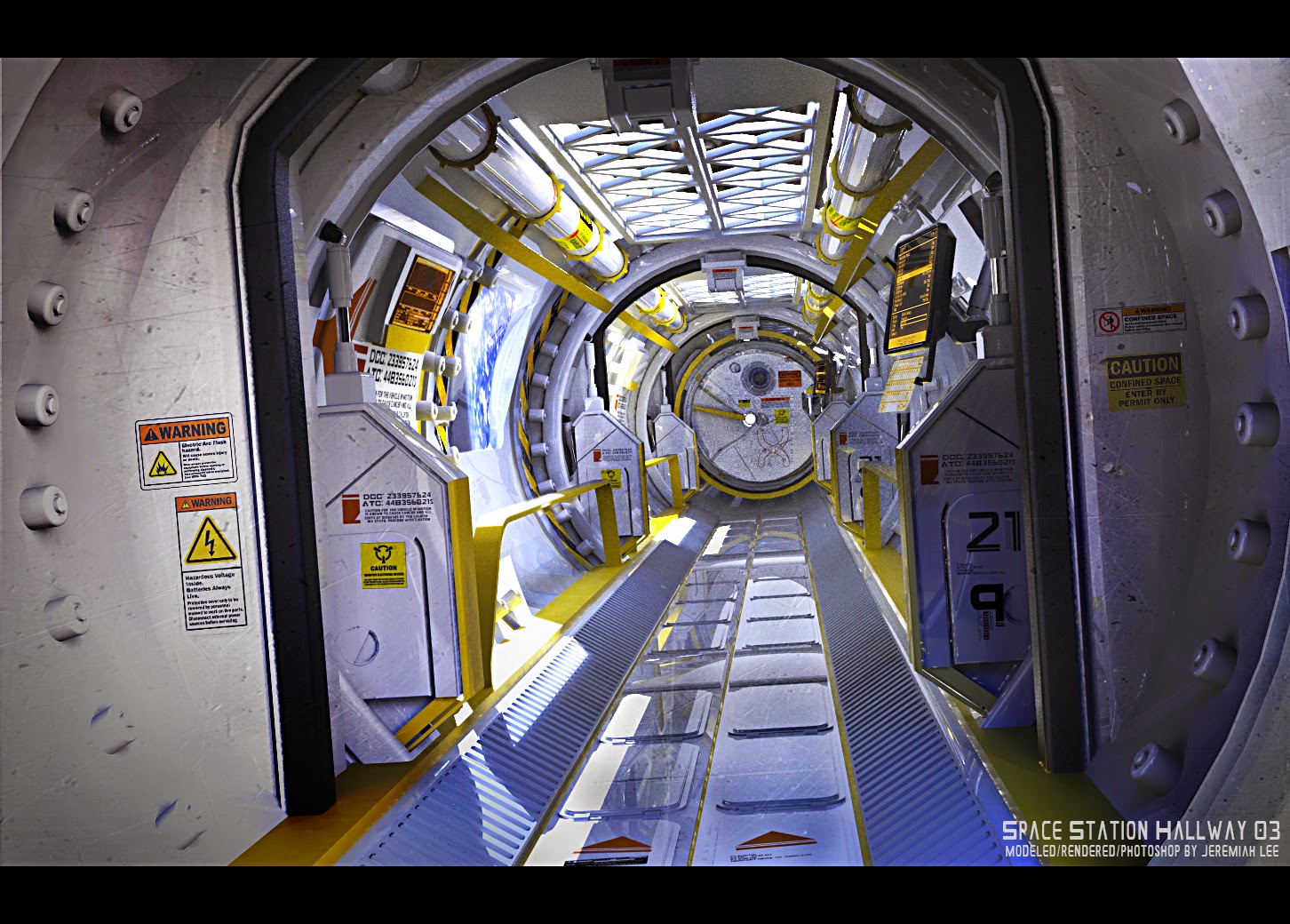 JEREMIAH CONCEPT DESIGN: Space Hallway/Interior 03