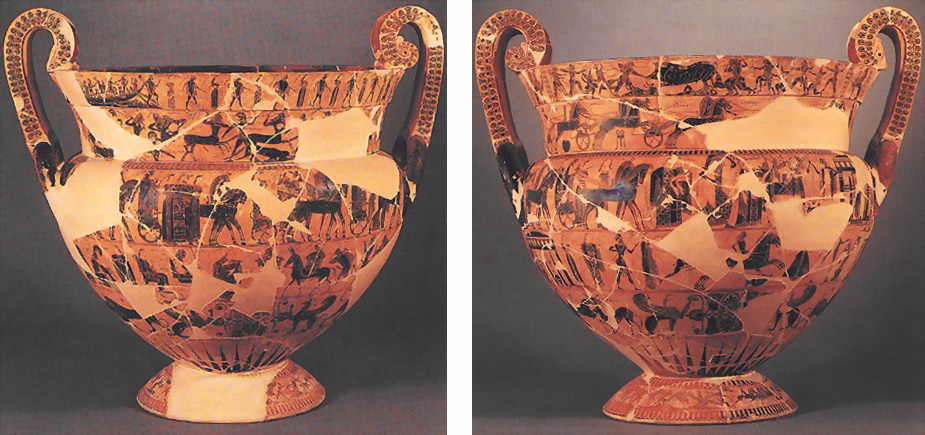 Il Vaso di Ergotimos e Kleitias ~ Κρατήρας του Κλειτία (Vaso François)