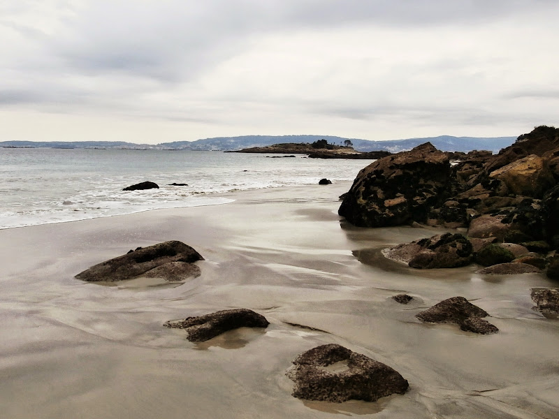 1000 Lugares en Galicia: Playa de Lapamán, entre Bueu y Marín. Ría de ...