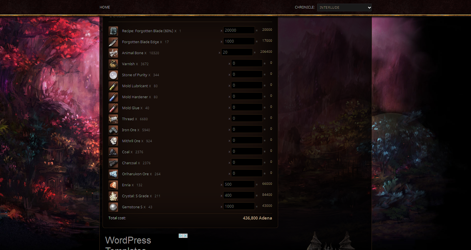 Lineage 2 - best mmo ever: Lineage 2 drop calculator