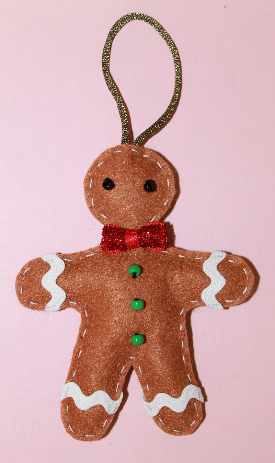 cocodrilova: adornos navideños de fieltro