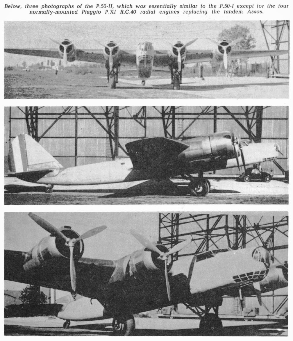 Italian Aircraft of WWII: PIAGGIO P.50