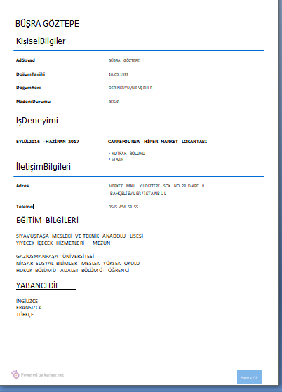 Büşra Göztepe: CV NASIL HAZIRLANIR?