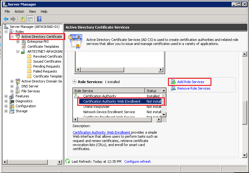 Install a Root Certificate Authority on a Windows Server | TechCrumble