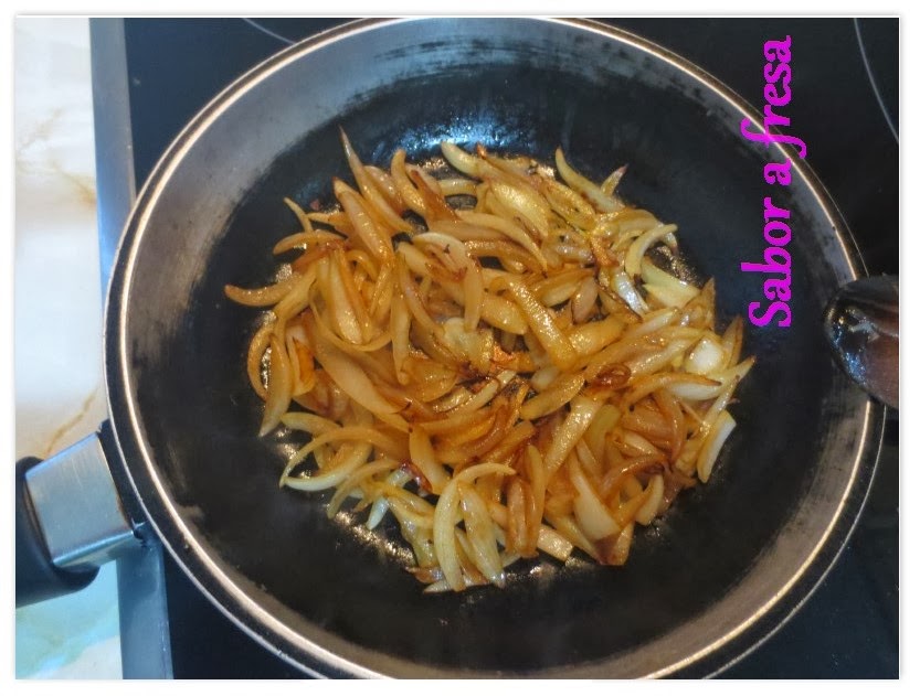 Sabor a fresa: Cebolla caramelizada con Coca cola