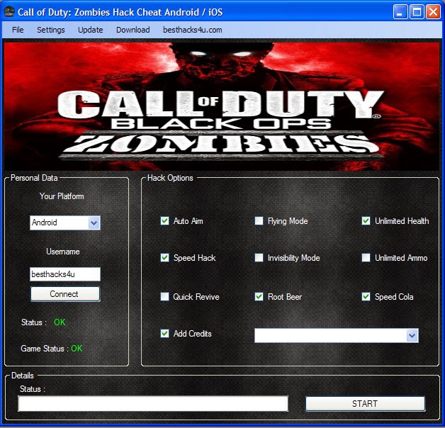 Call Of Duty Zombies Hack Cheat Android Ios ~ App Hack