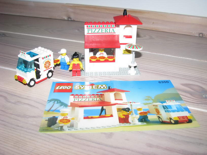 onetwobrick10: LEGO set database: set database: LEGO 6350 pizza to go