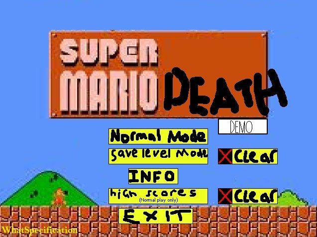 WhatSpecification: Super Mario Death