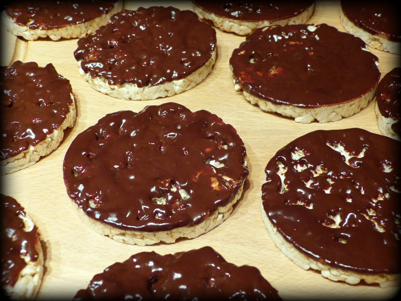 La minute gourmande bio: Galette de riz complet au chocolat