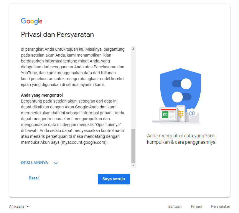 Cara Membuat Akun Gmail Paling Baru Lengkap dengan Gambarnya - Ketikanku