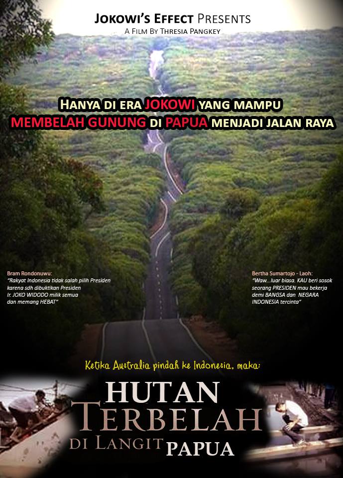 Muncul Meme “Hutan Terbelah di Langit Papua” - Get Haba