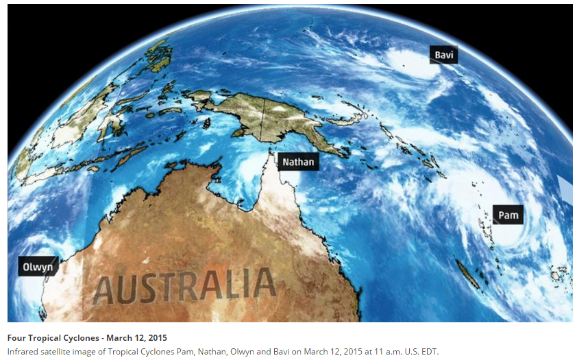 Looking Aloft: Cyclone Pam, Seattle rain records and the MJO
