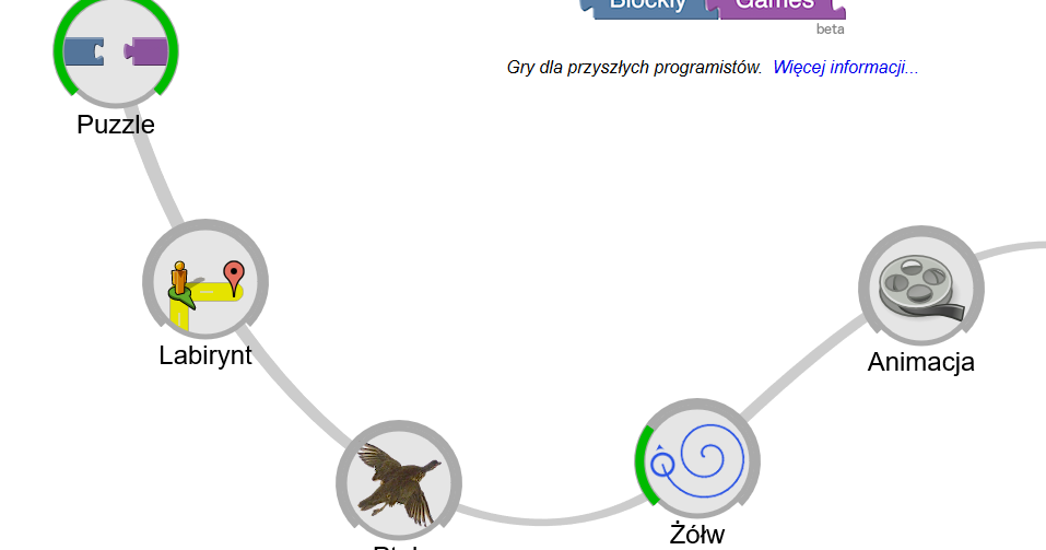 Cyfrowa Szkoła w Piekoszowie: Gry Blockly - podstawy kodowania