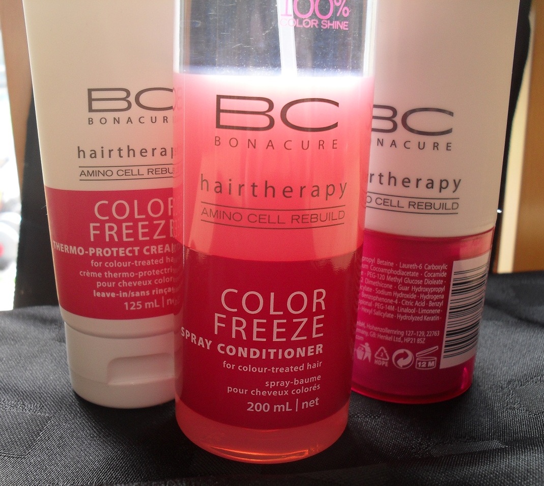 Toxylicious: Schwarzkopf BC Bonacure Colour Freeze Range