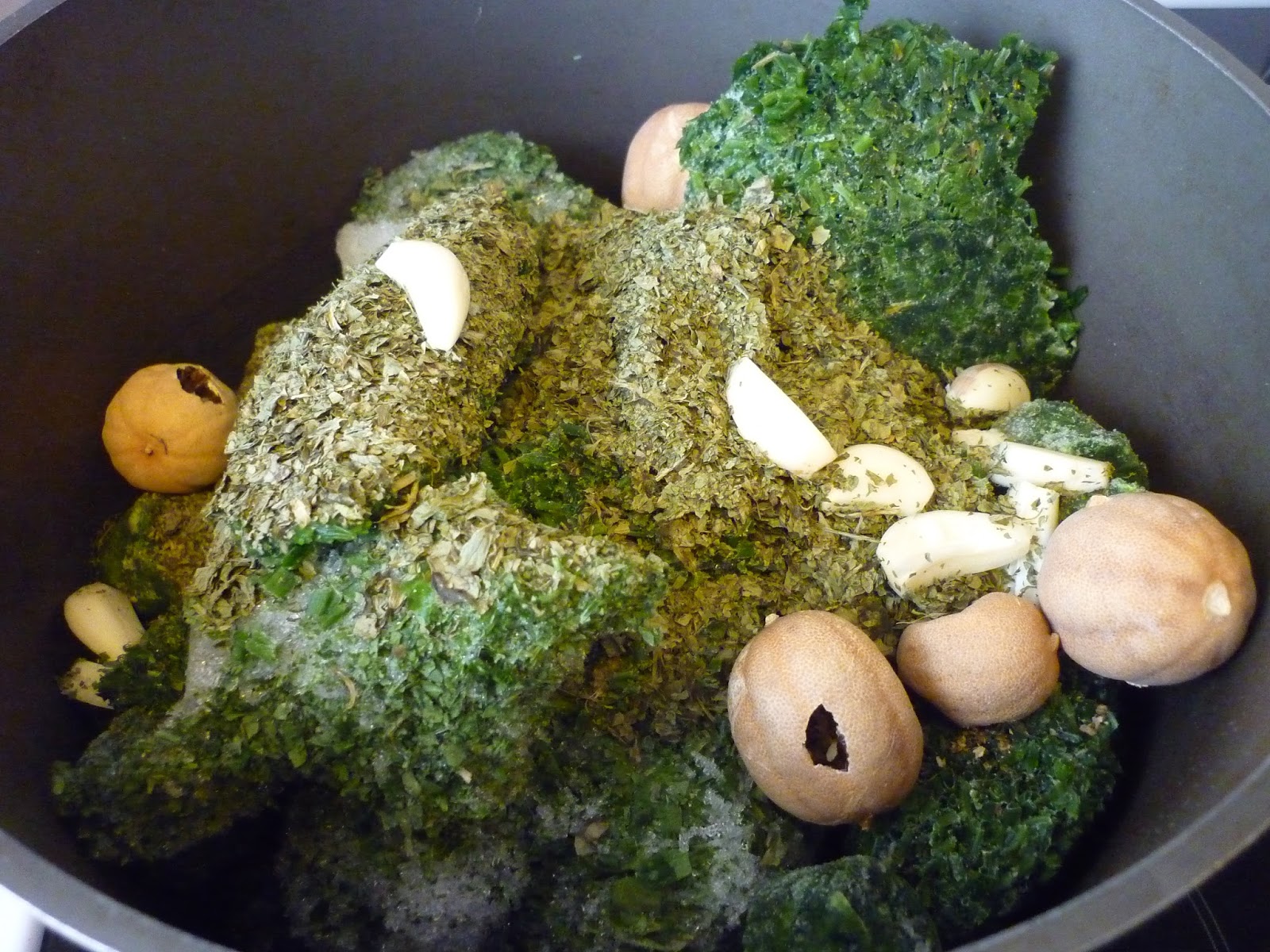 ABC i Persisk mat : Khoreshte Gormeh Sabzi (Örtergryta) - Persian herb stew