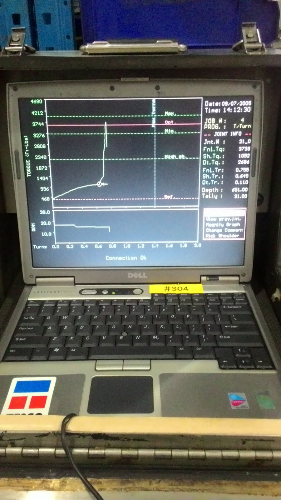 TORQUE TURN MONITORING SYSTEM: CT 3000 LT - Connection Technology - TDS