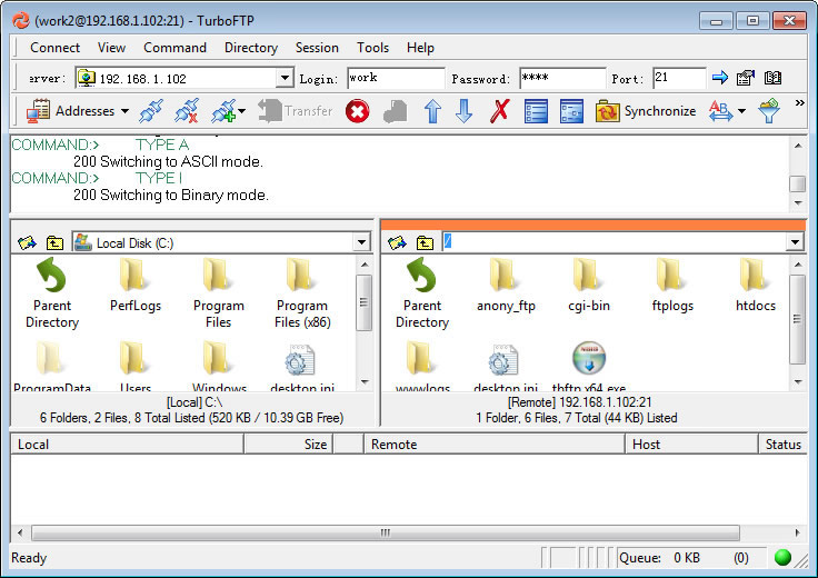 TurboFTP v6.30 Build 950 Multilingual Full Version Serial ~ All Programs