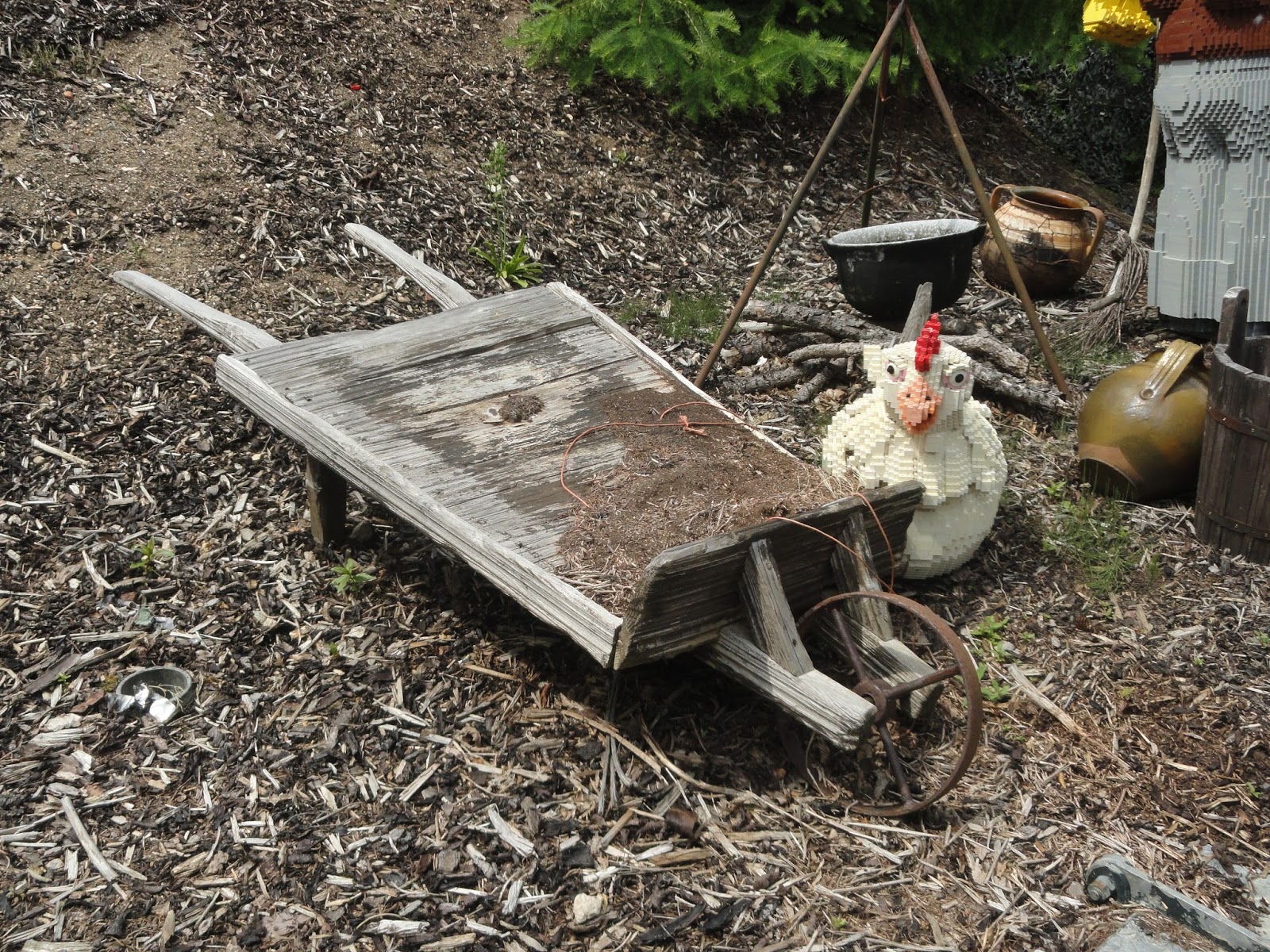 Wheelbarrows: Which came first, the chicken or the wheelbarrow?