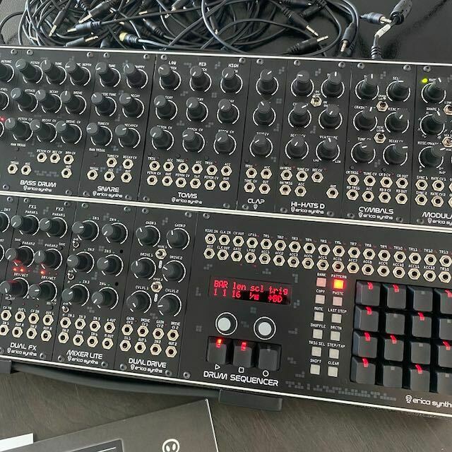 MATRIXSYNTH: Erica Synths Techno System Eurorack Modular Synthesizer