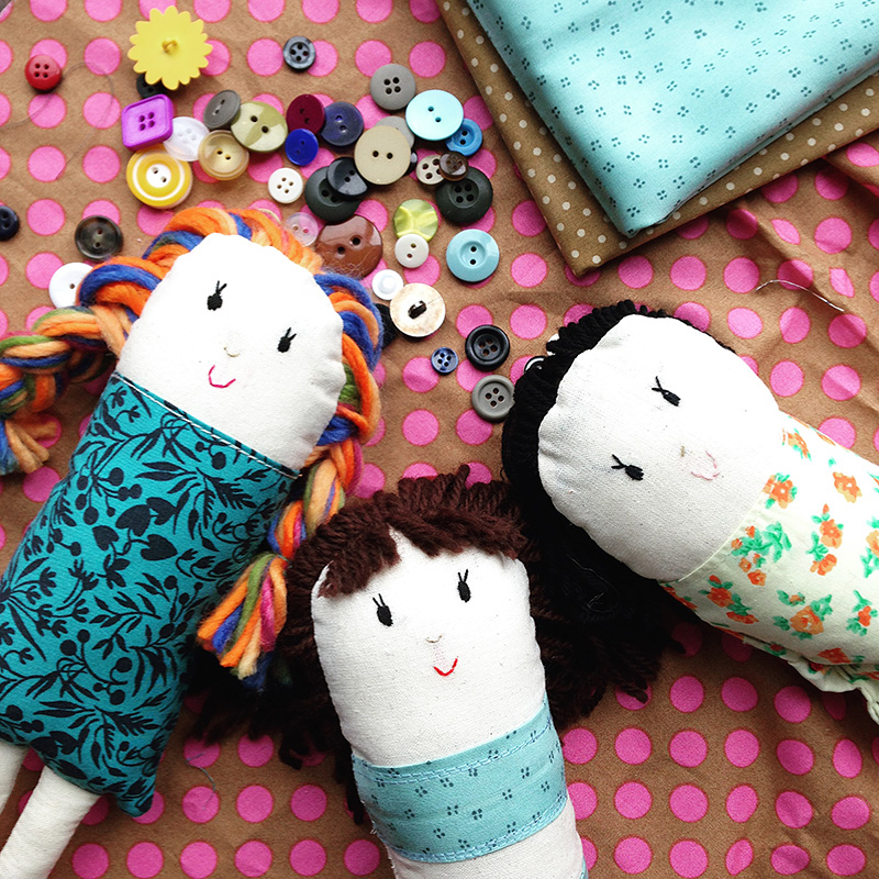 Jules Madden: Sewing Tutorial: Scrappy Happy Doll