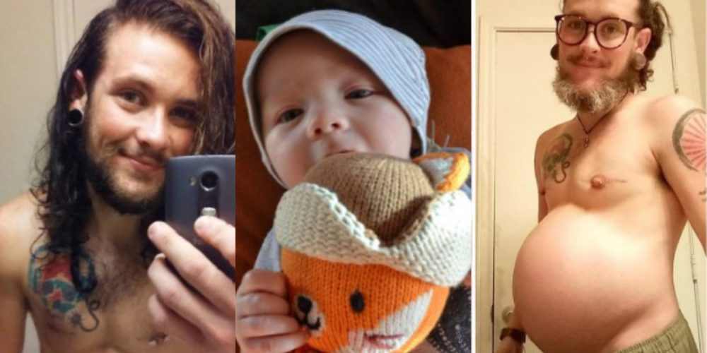 Transgender man who gave birth to a baby opens up on his pregnancy ...