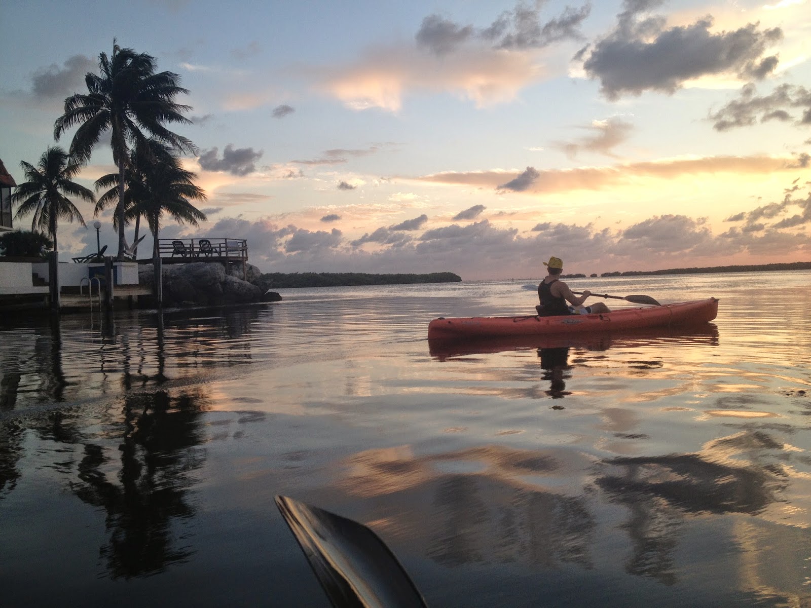 Kayaking at Sunset in The Florida Keys