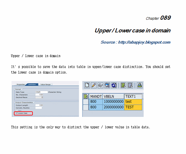 ABAP Tip Note ABAP TIP Upper Lower Case In Domain abap-tip-note-abap-tip-upper-lower-case-in-domain