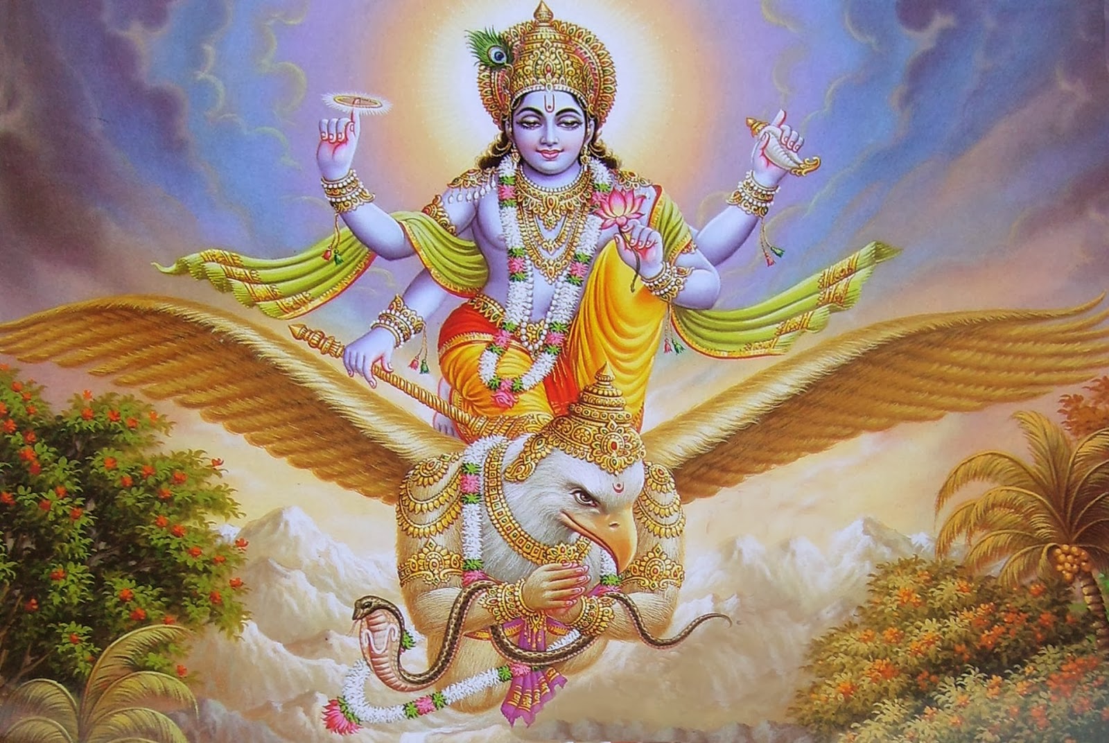 HiNDU GOD: Lord Shri Hari Vishnu