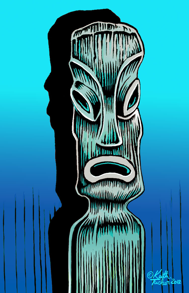 Hula Girls and Tiki Gods: "BLUE TIKI"