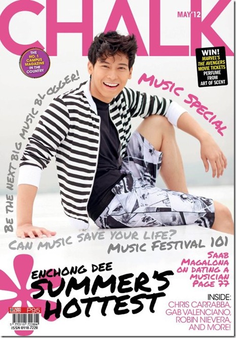 Enchong Dee covers Chalk Magazine - May 2012 Issue - LionhearTV