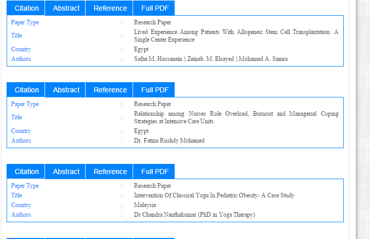 IOSR Journal of Nursing and Health Science (IOSR-JNHS) @ Truly ...