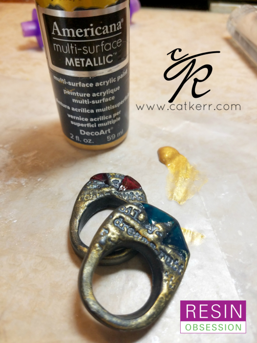 Resin and Polymer Clay Ring Tutorial / The Beading Gem