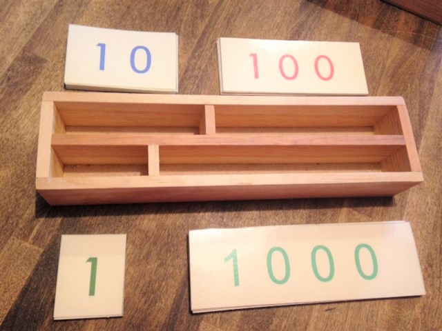 DIY Montessori Number Cards & Boxes, Montessori Materials At Home ...
