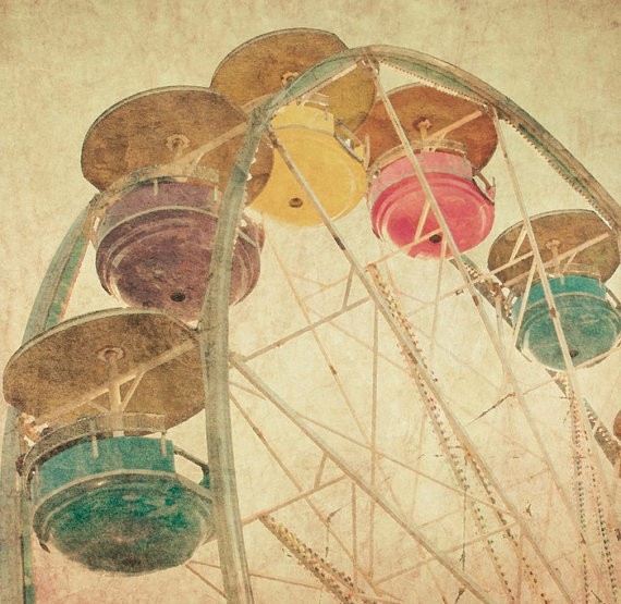 it begins with a messenger bag...: A Couple at the Carnival :)