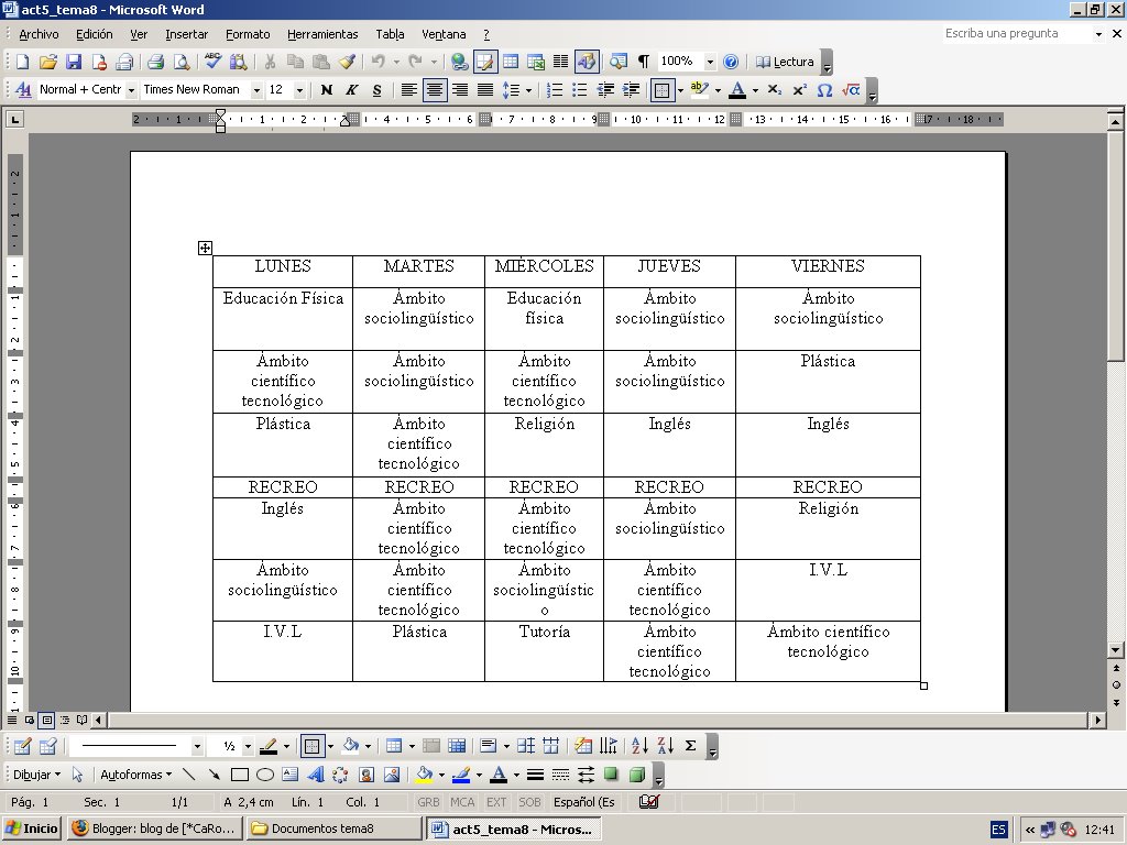 veronica tapia castillo: tablas en word