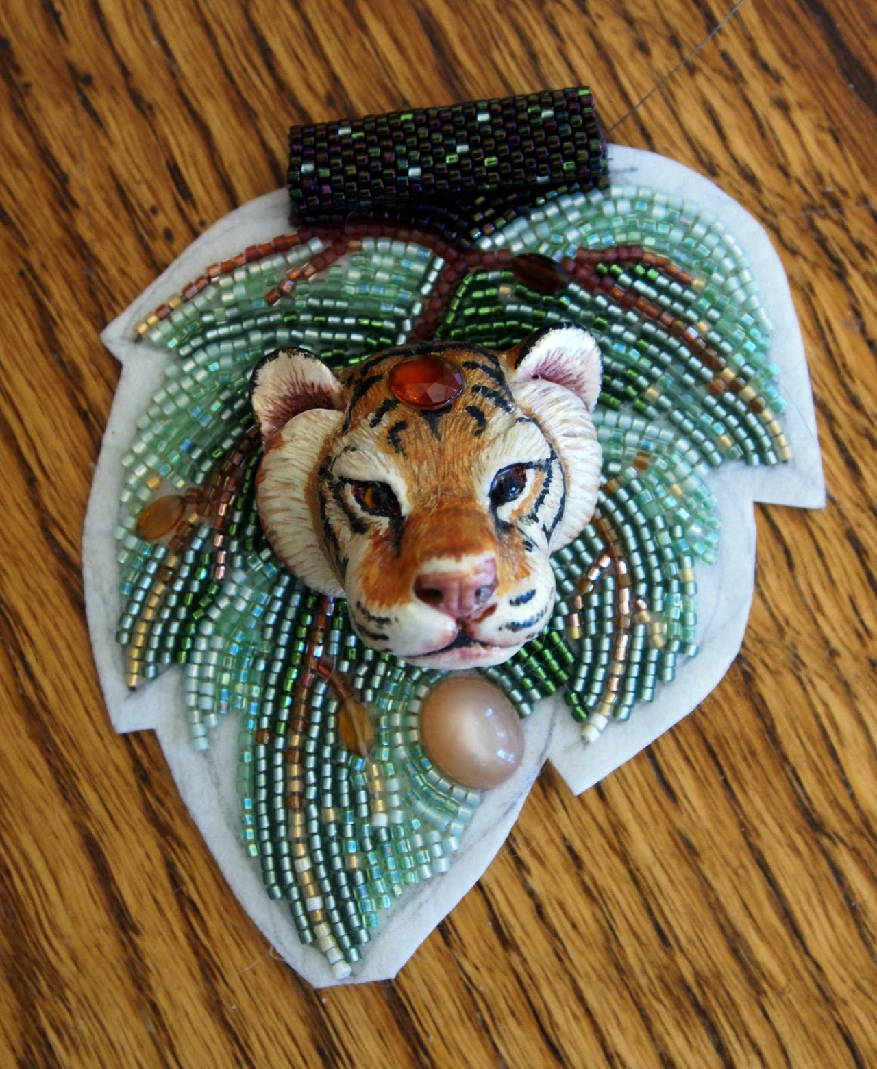 Kaaren's Art and Author Blog: Beading the Tiger