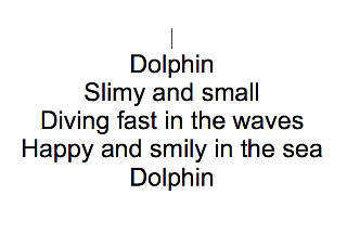 Kaituna Kids' Blog: Cinquain Poetry