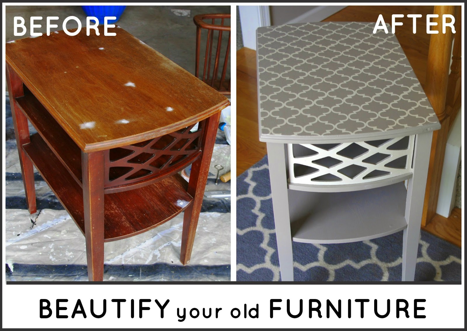 Giving New Life to an Old End Table - Robin Kramer Writes