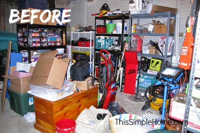 Clutter-Free Basement. Really? - This Simple Home