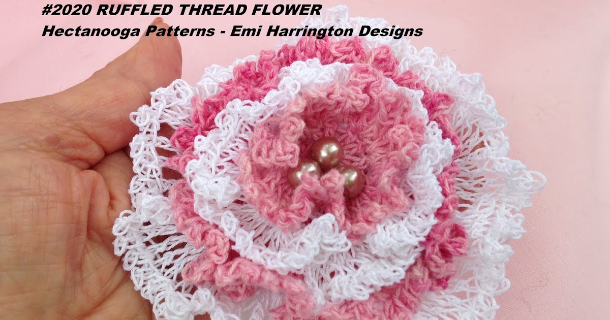 HECTANOOGA PATTERNS: free crochet pattern - RUFFLED CROCHET THREAD ...