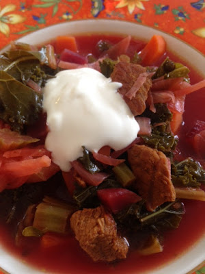 valesa va bien !: Le vrai bortsch russe? Aux légumes lactofermentés!