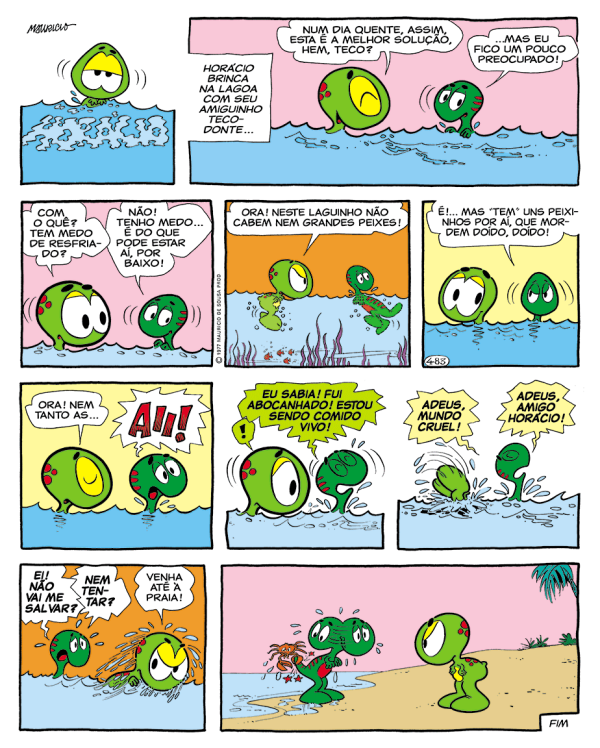 Blog do XANDRO: HQs : Horácio N°391 - Mauricio de Sousa!