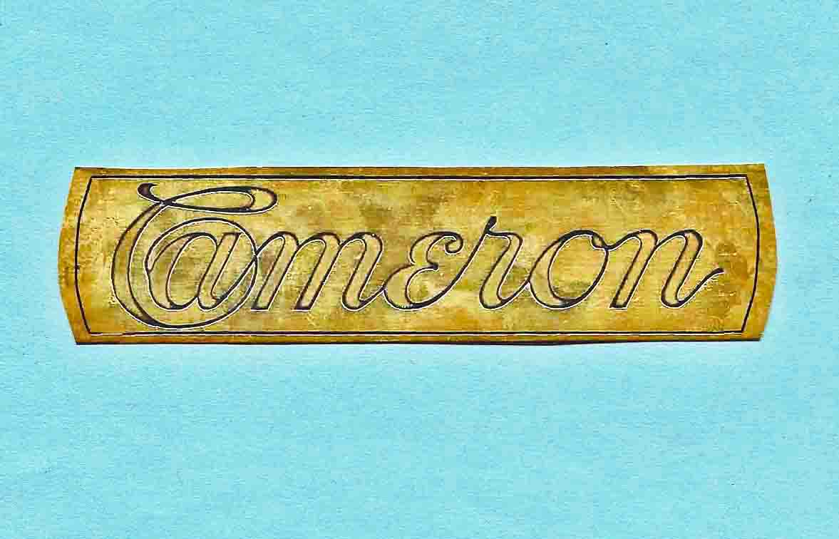 American Auto Emblems: CAMERON