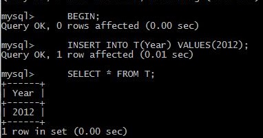 My MySQL Tutorial: Performing Transactions with BEGIN and COMMIT
