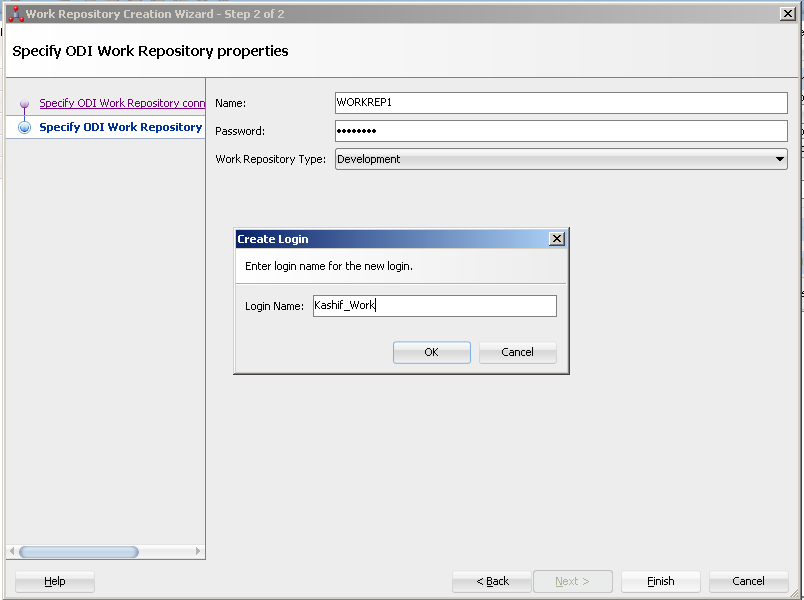 Creation of Master and Work Repository in ODI 12C & ODI 11g