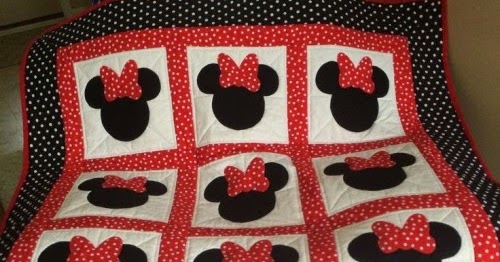 Quilt Today: Minnie Mouse Quilt - Free pattern