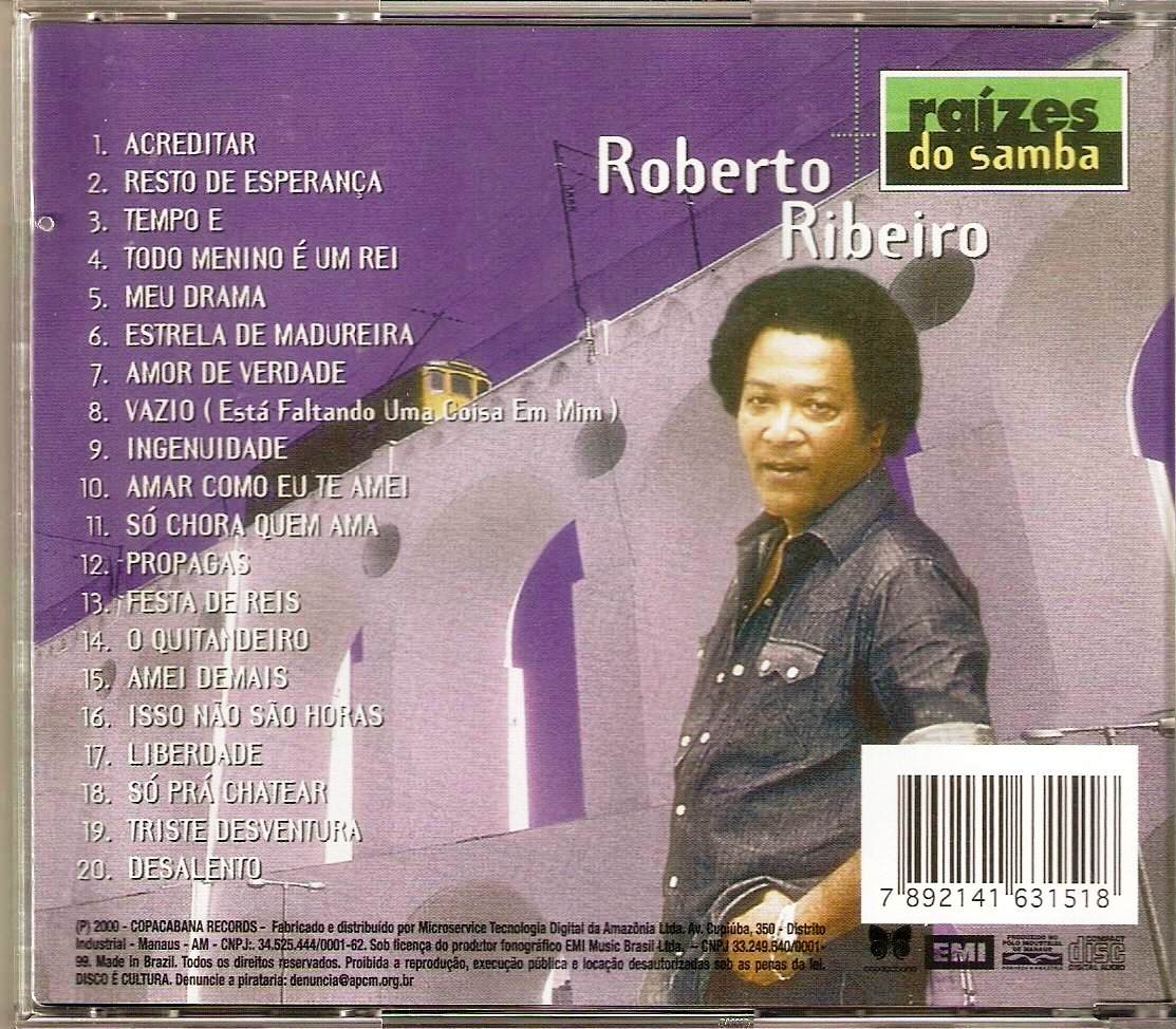 C A N G U L E I R O8: ROBERTO RIBEIRO - RAIZES DO SAMBA (1999)